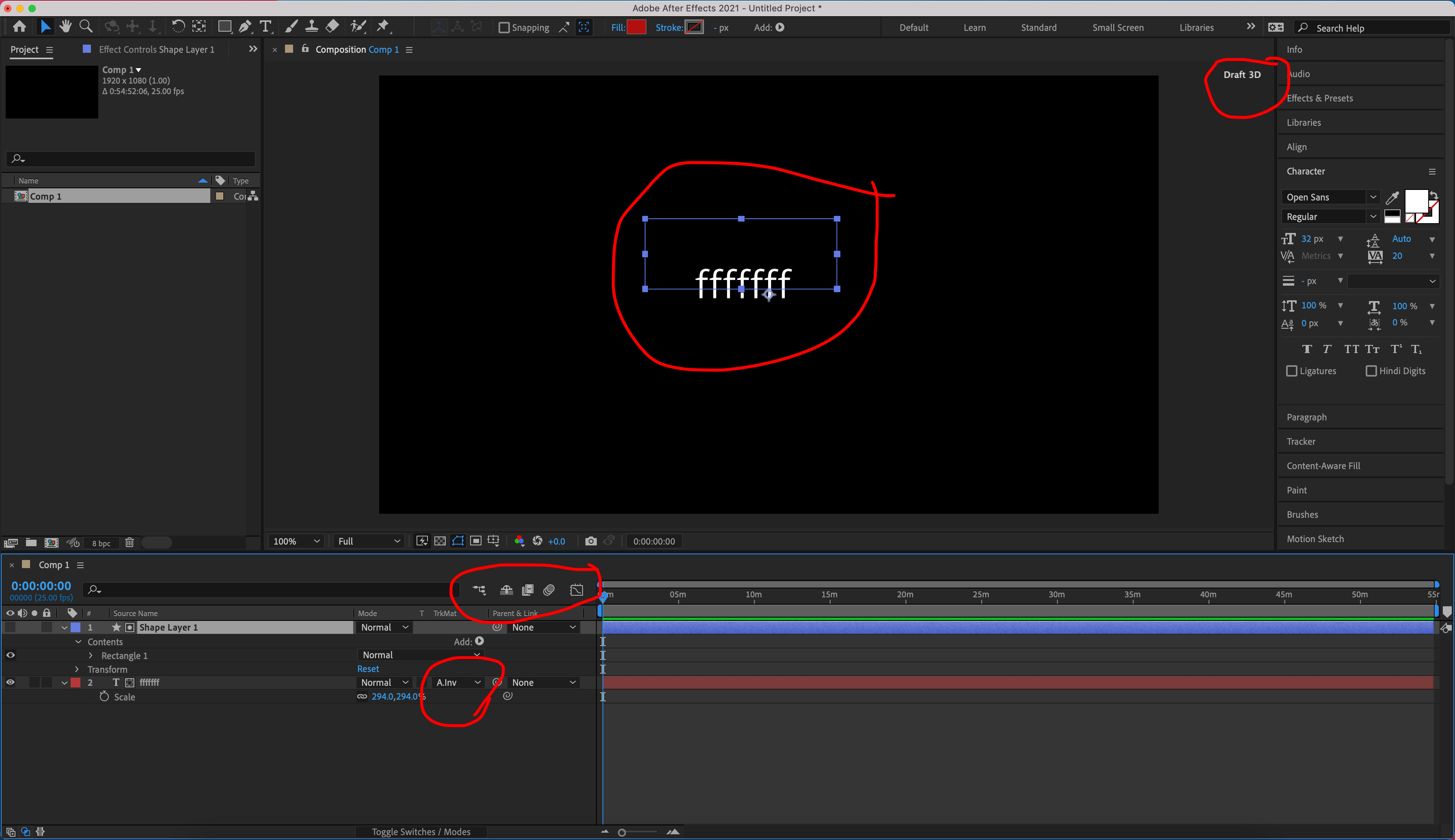 Solved: Draft 3d and Shape mask - Adobe Support Community - 12137478